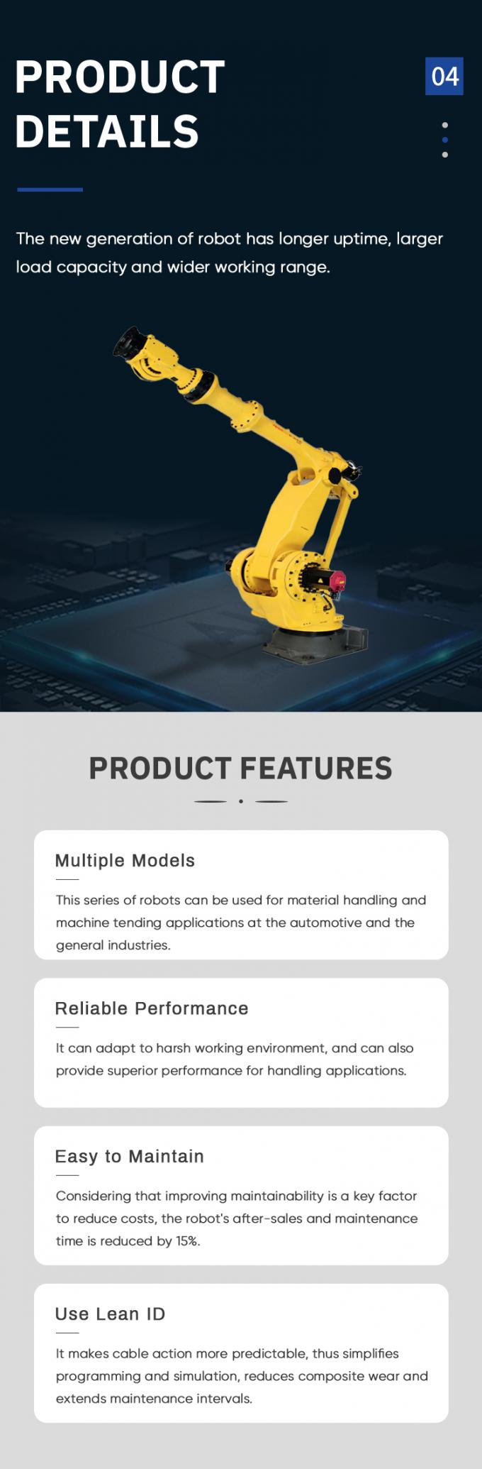 YASKAWA Industrial Robot Arm GP180 Robot Palletizer With CNGBS Gripper