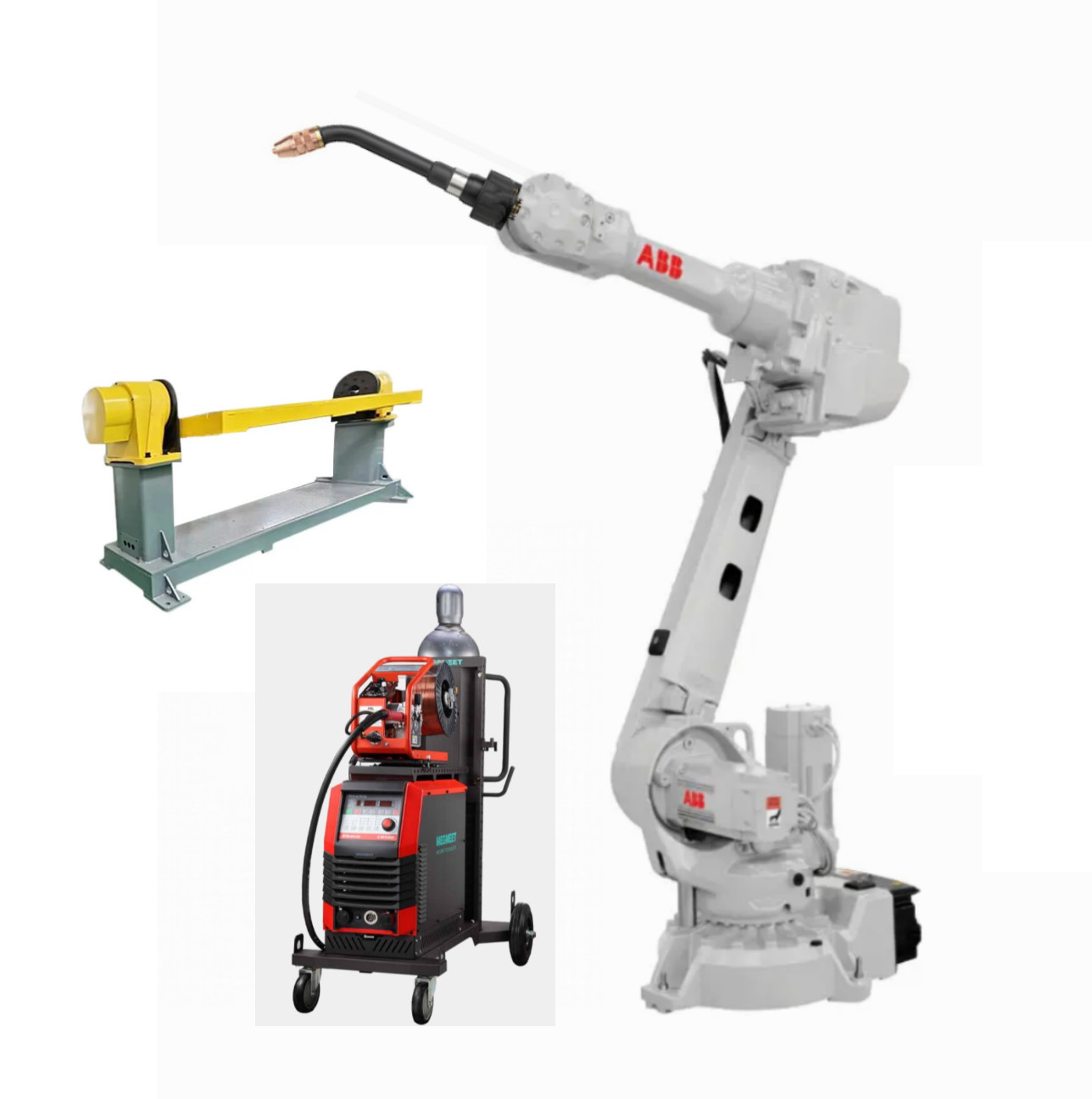 6 Axis Industrial Welding Robot Arm ABB IRB 4600-60kg/2.05m With ...