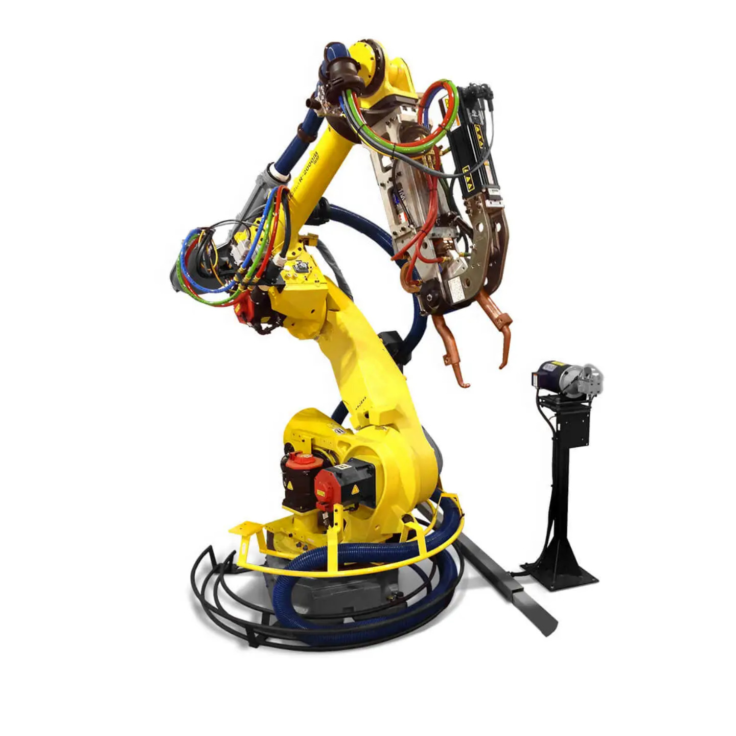 Robotic Spot Welders Fanuc R-2000iC/125L Industrial Robot Arm With Spot Welding Torches