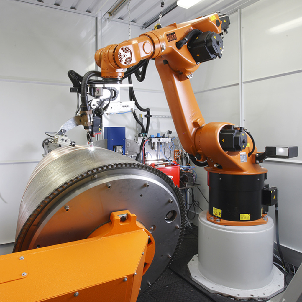 KUKA Industrial Robot Arm KR120 R3100 With Schunk Robotic Gripper For ...