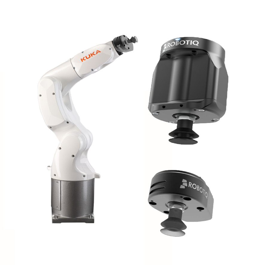 KUKA industrial robot KR3 R540 robot with 6 axis and robotiq vacuum ...
