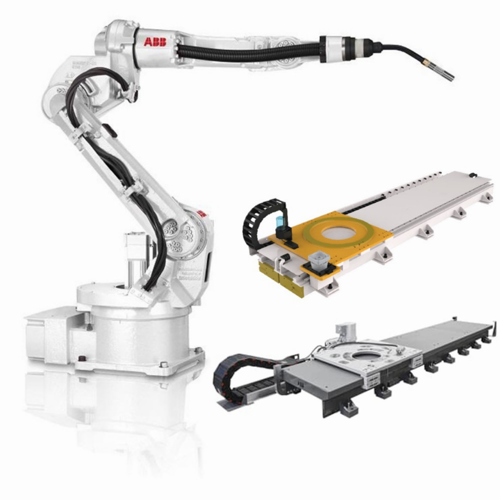 6 Axis Welding Robot Arm ABB Brand IRB 1520ID Welding Robot With ...