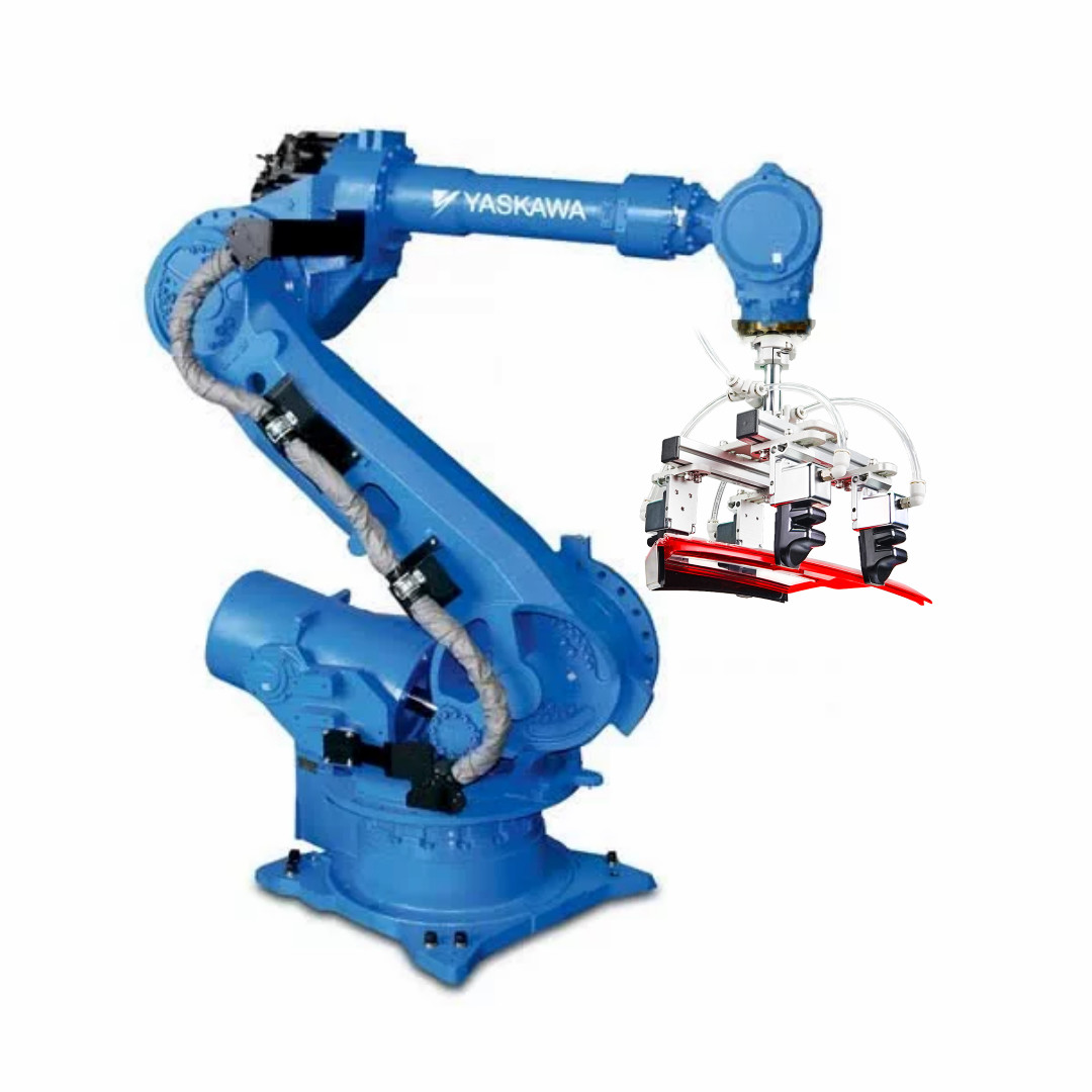 YASKAWA Robot GP180 Industrial Robot Arm Palletizer With CNGBS Gripper For Pick and Place