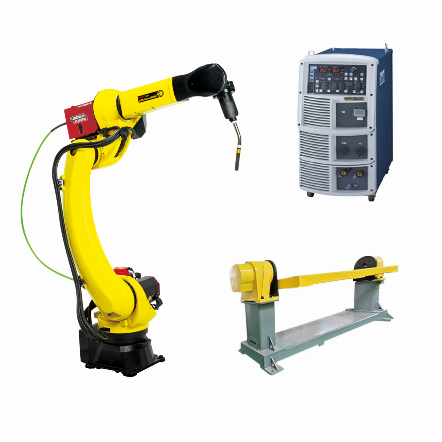 Fanuc ARC Mate 120iD Welding Robot 6 Axis With OTC Welder And CNGBS ...