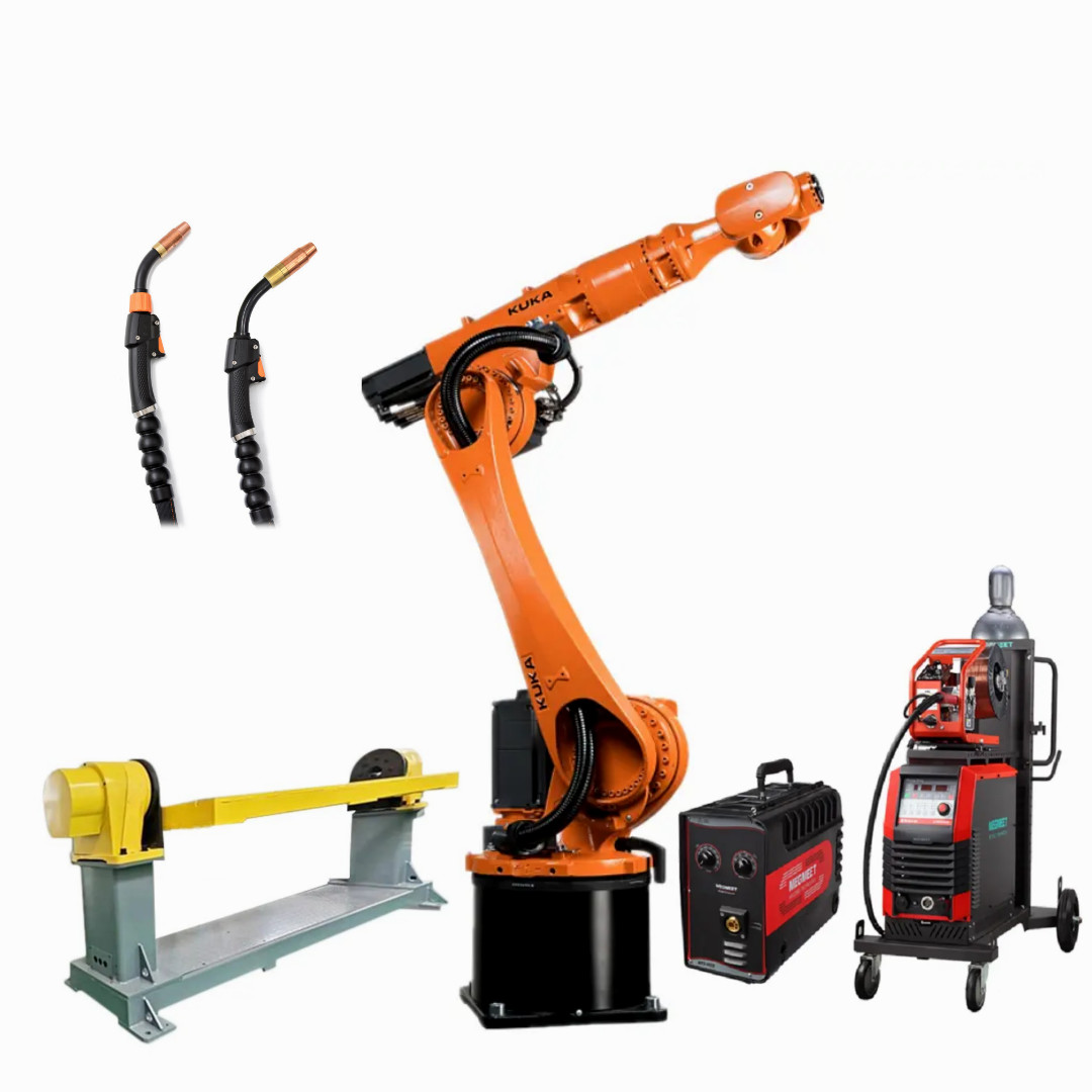 KUKA KR16 R1610 Welding Robot Arm With CNGBS Positioner And Mig Welding ...