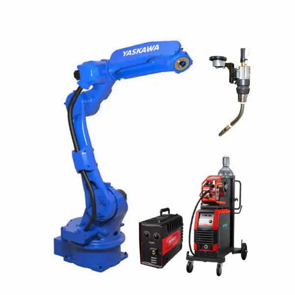 Yaskawa GP25 Industrial Robot Arm With Megmeet Welder And Torches ...