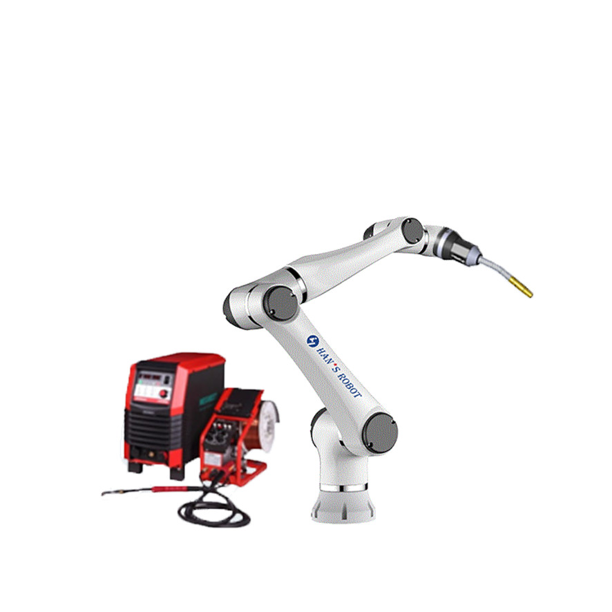 Hans E5 Cobot Arm 6 Axis With Welding Machine Torch And Robot Linear ...