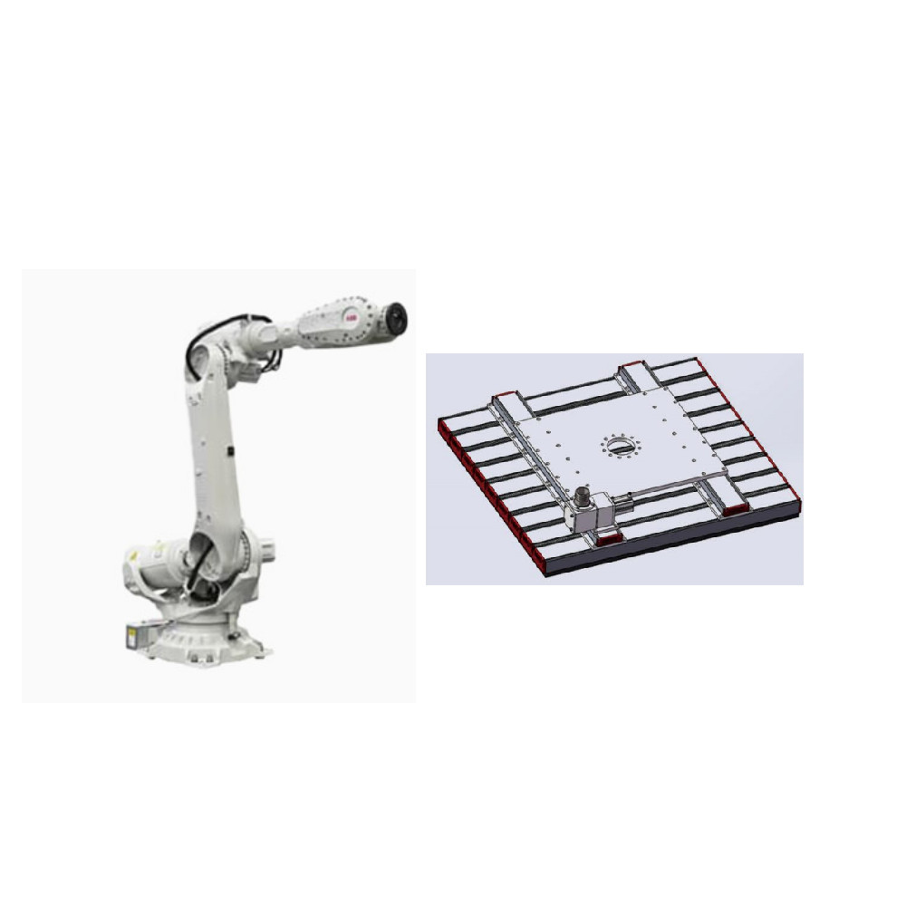 Abb Palletizing Robot Arm Irb6700 200 2 6 Robotic Arm Work With Cnc Machine