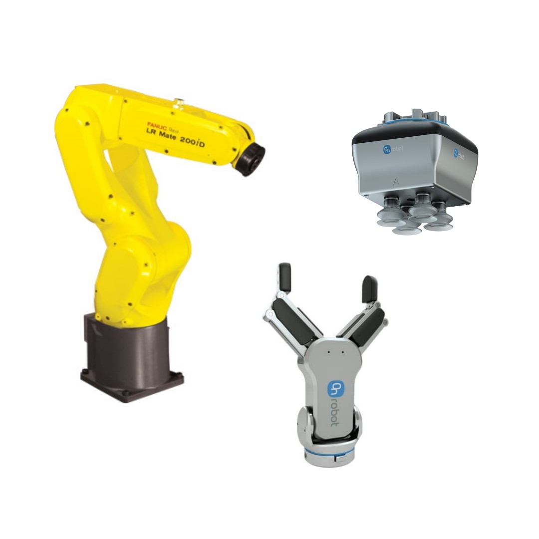FANUC Robot With RG2 – FINGER ROBOT GRIPPER WITH WIDE STROKE And VGC10 ...