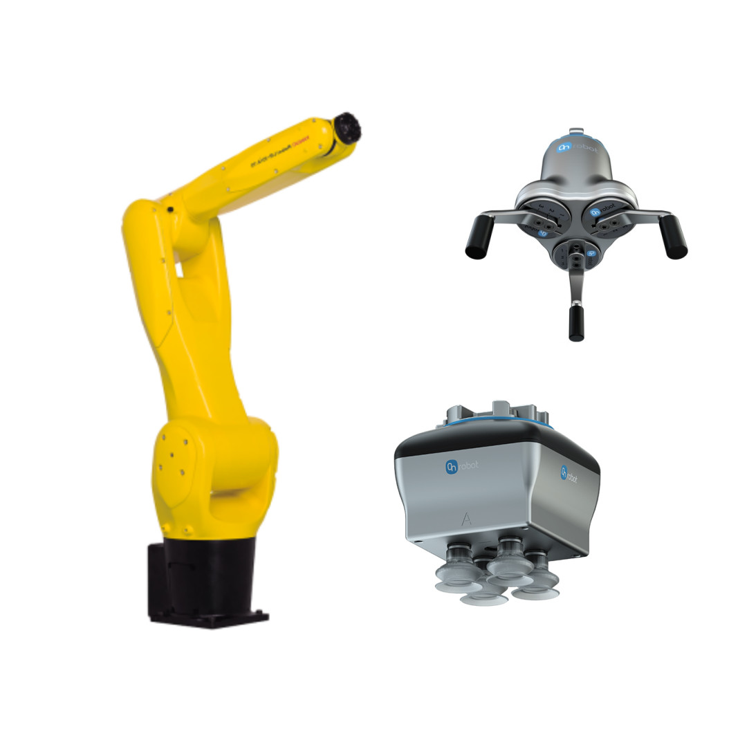 FANUC LR-10iA/10 Robot With 3FG15 THREE FINGER GRIPPER And VGC10 ...