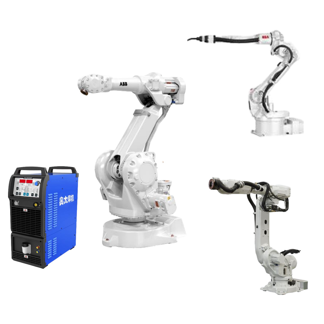 6 Axis Industrial Robot Arm With MIG MAG Welder As Automatic Pipe ...