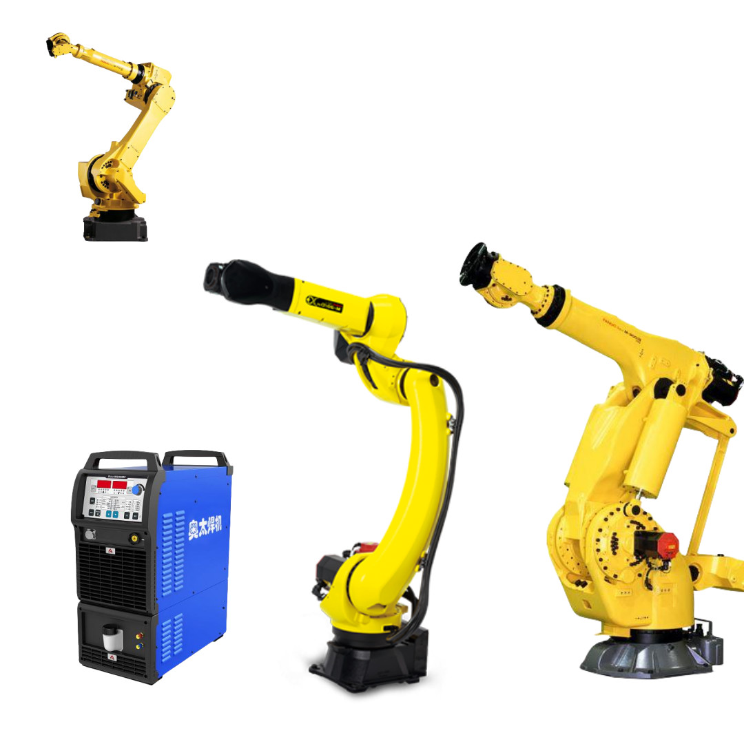 6 Axis Industrial Robot Arm With MIG MAG Welder As Automatic Pipe ...