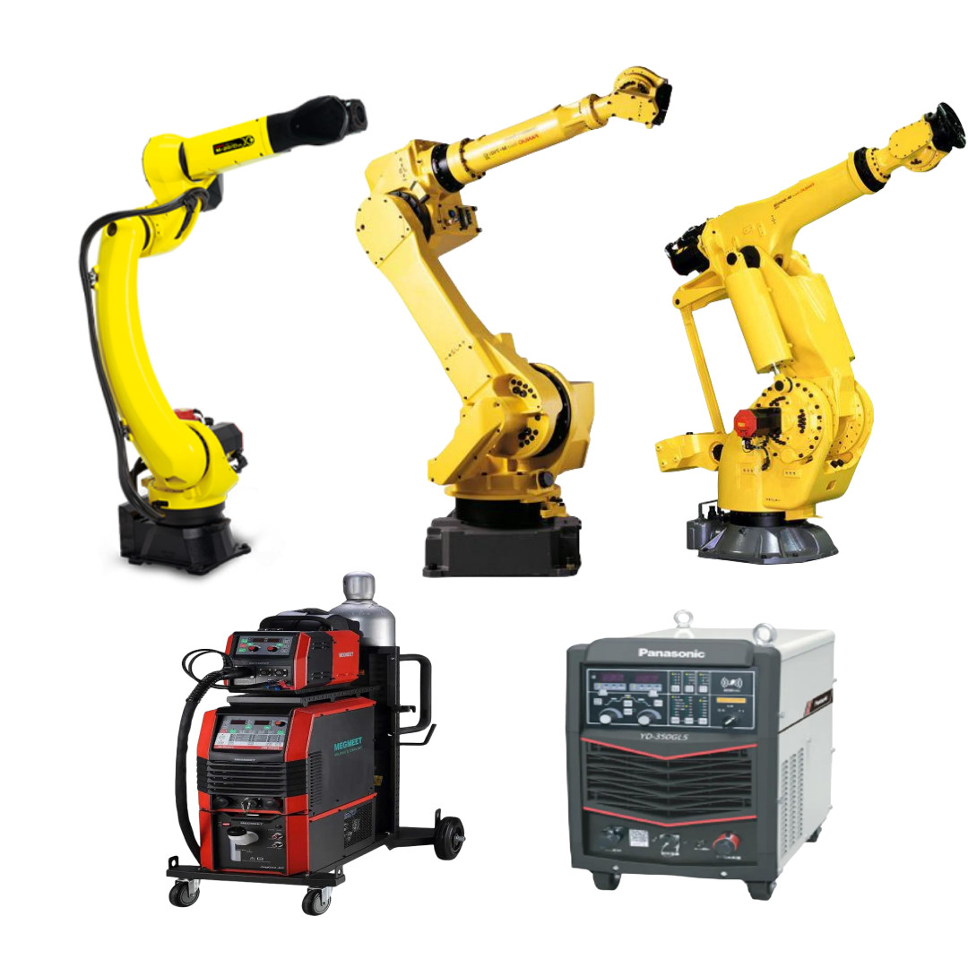 High Speed FANUC Welding Robot Arm With MIG MEG Welder, Industrial ...