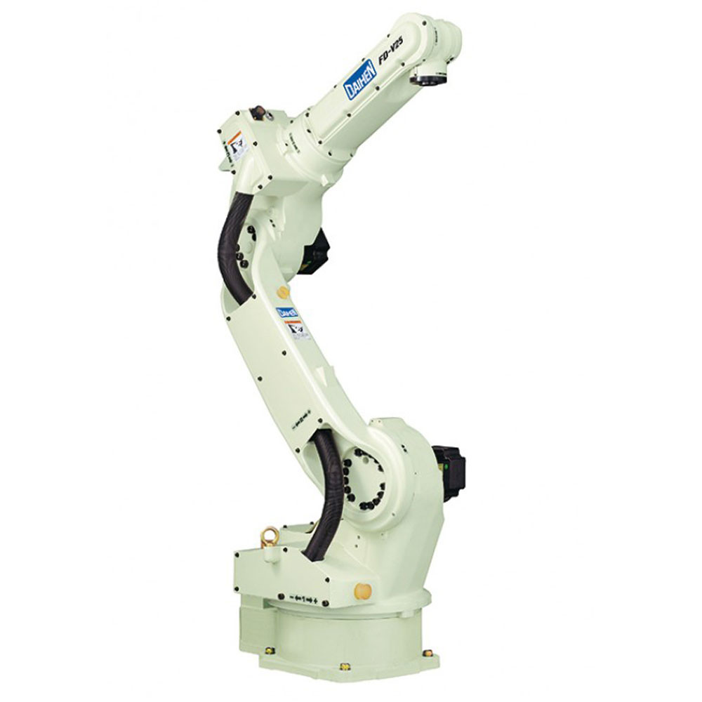 6 Axis Payload 8KG OTC FD-V8 Welding Robot Arm with guide rails and ...