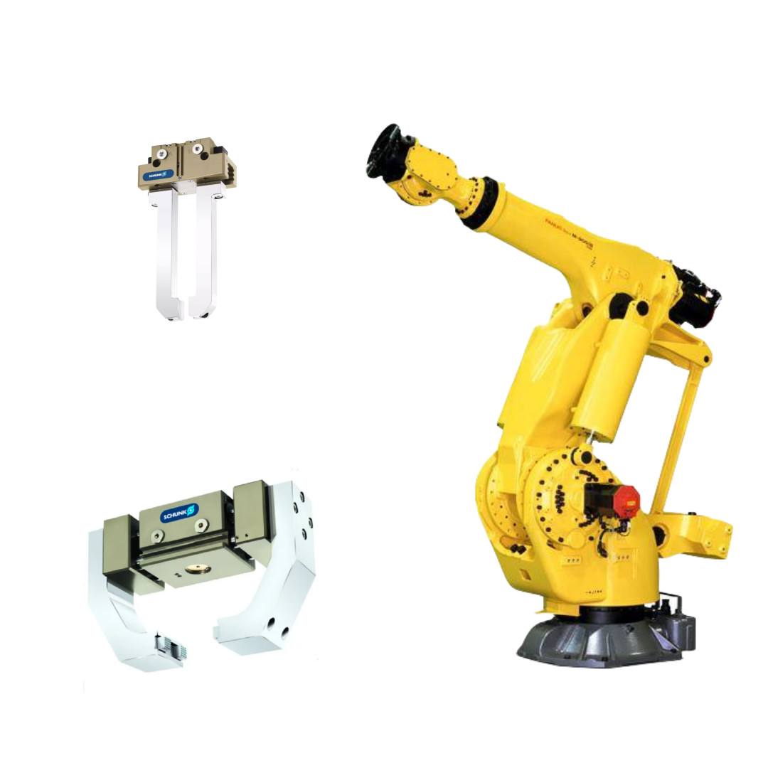 Payload 700kg FANUC M-900iB/700 Handling Robot Arm With Schunk Gripper