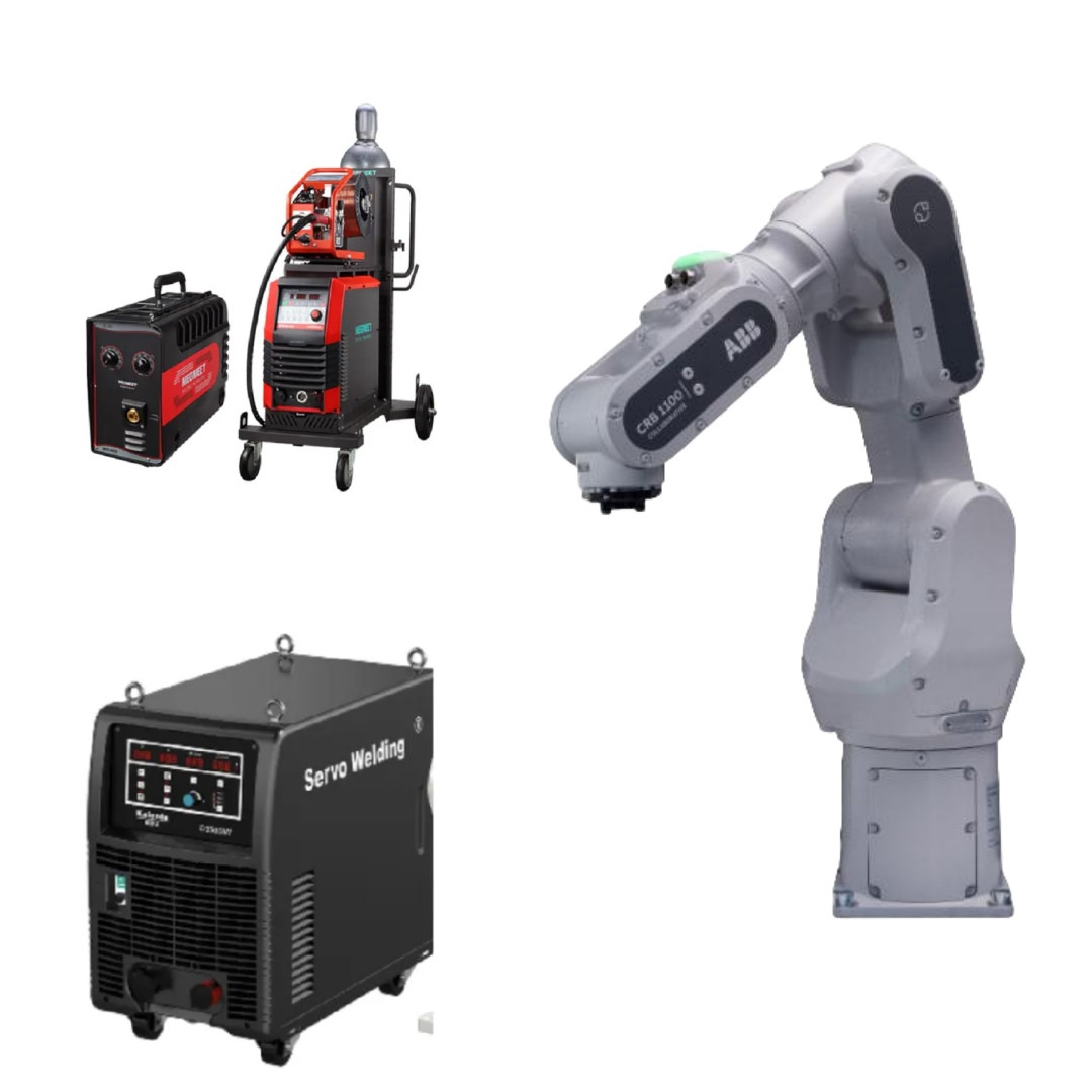 Flexible 6 axis ABB Industrial Welding Robot With Torch And Robot ...