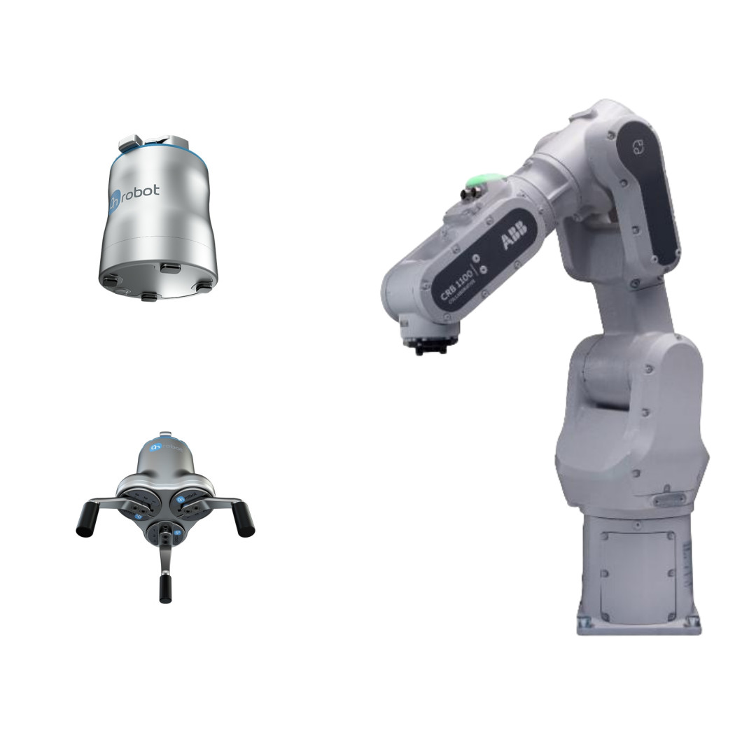 6 Axis Abb Crb 1100 40475 Robot Arm With Standard Ip40 And Onrobot Gripper As Abb