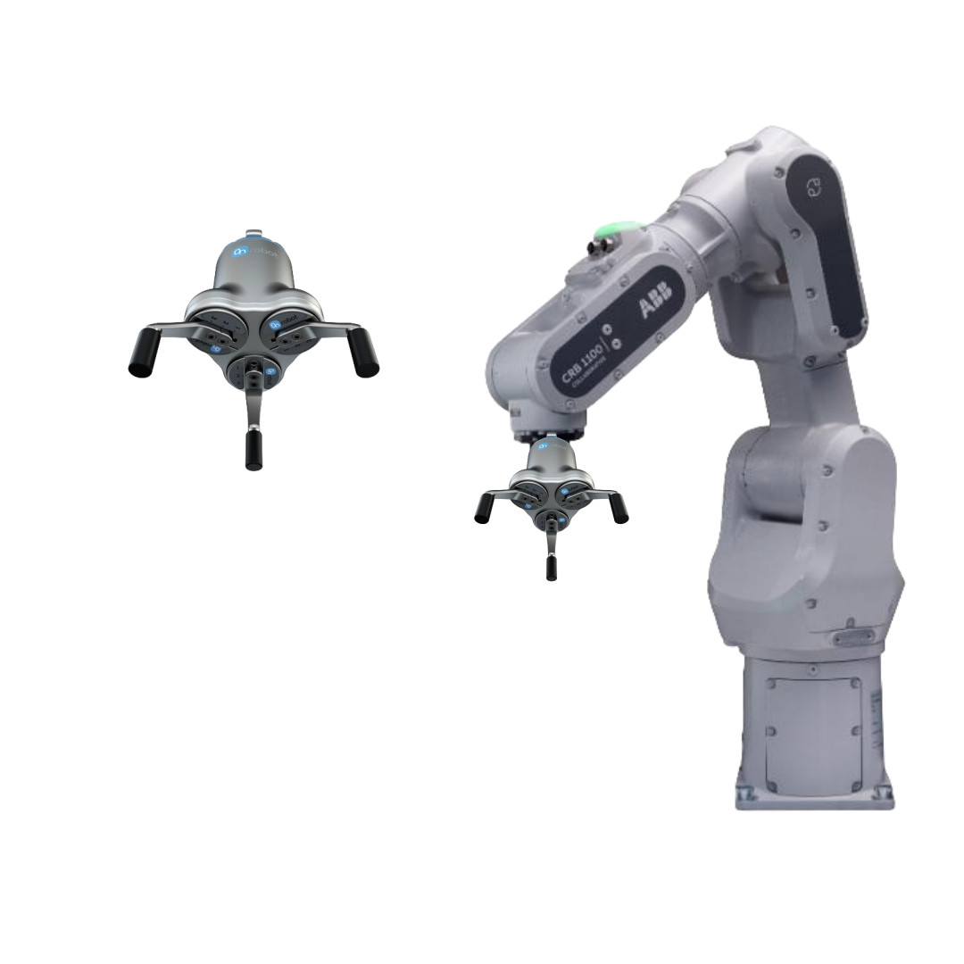 6 Axis Abb Crb 1100 40475 Robot Arm With Standard Ip40 And Onrobot Gripper As Abb