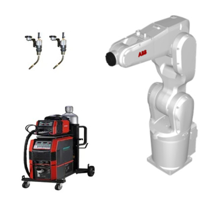 Flexible 6 axis ABB Robot IRB1200 With Laser Welding Machine for Laser ...