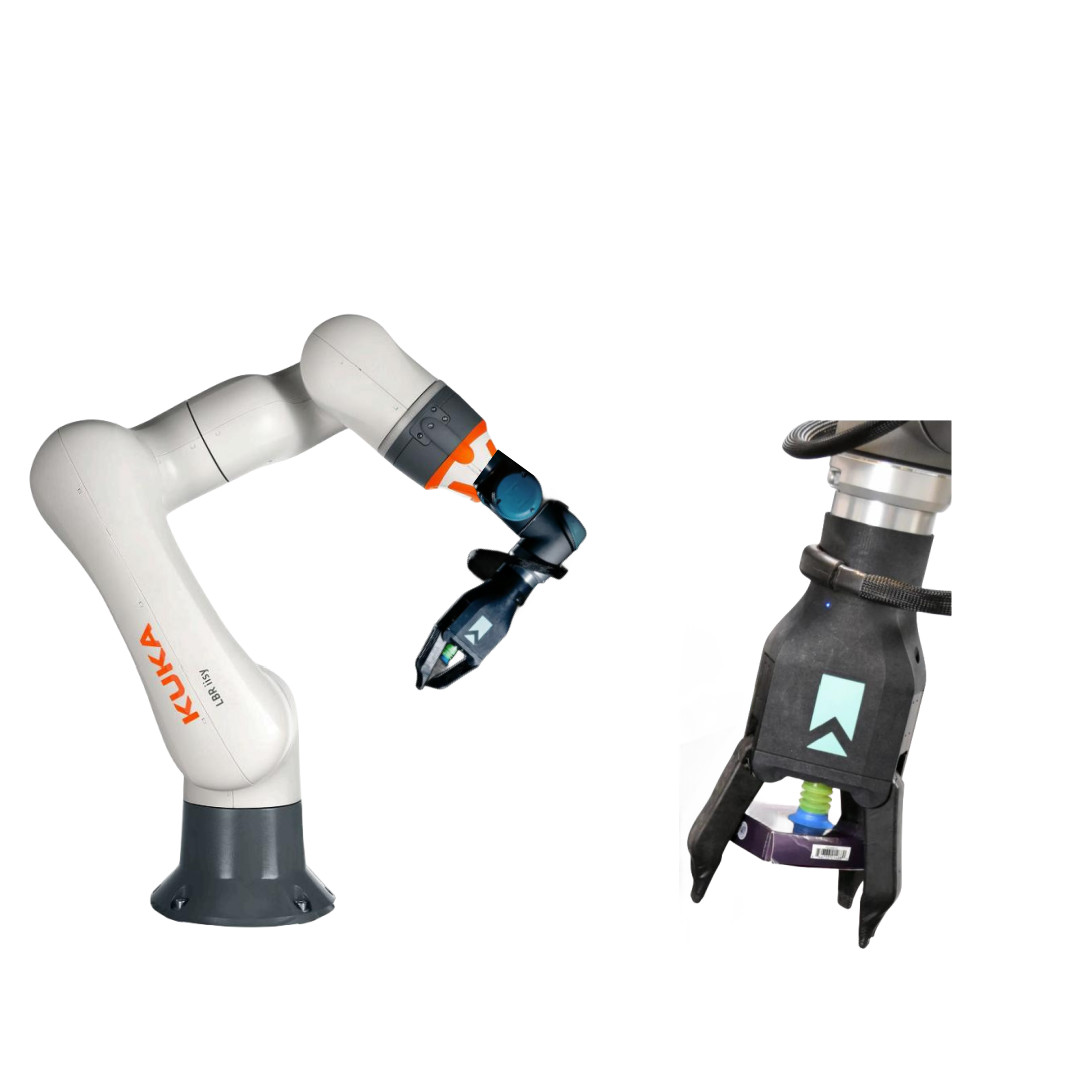 KUKA LBR iisy 3 R760 Payload 6kg Collaborative Robot With Righthand Gripper As Handling Cobot Robot