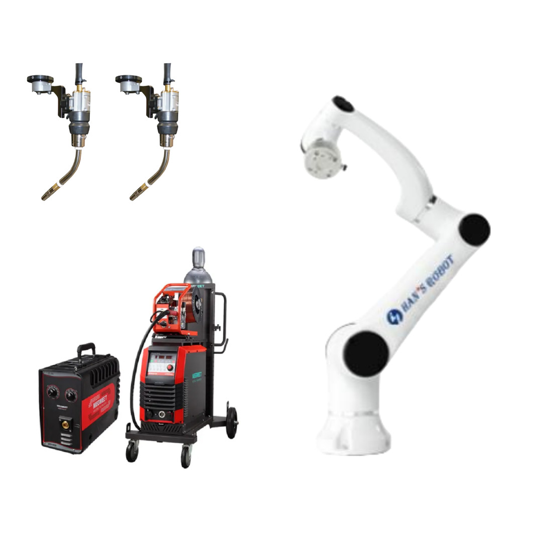 Han's Robot Elfin Collaborative Robot E10 With MEGMEET Welder And ...