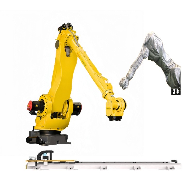 FANUC Versatile M-410iB/140H 5 Axis Industrial Robot Arm On Palletising ...