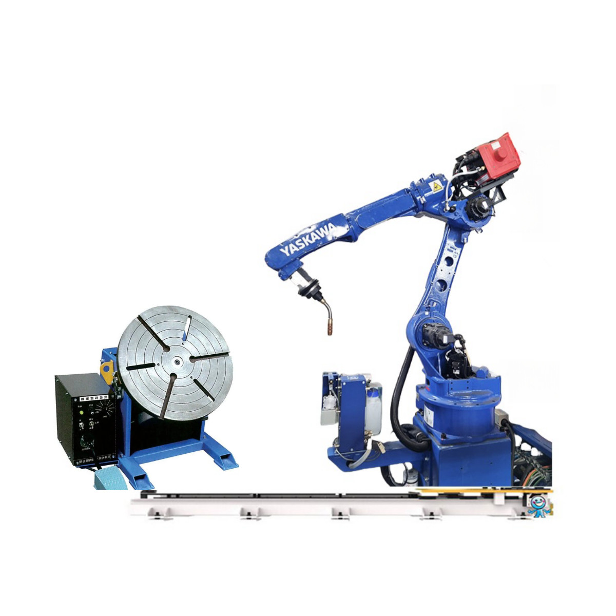 6 Axis Industrial Welding Robot / Arc Welders Of Yaskawa Robot Welder ...