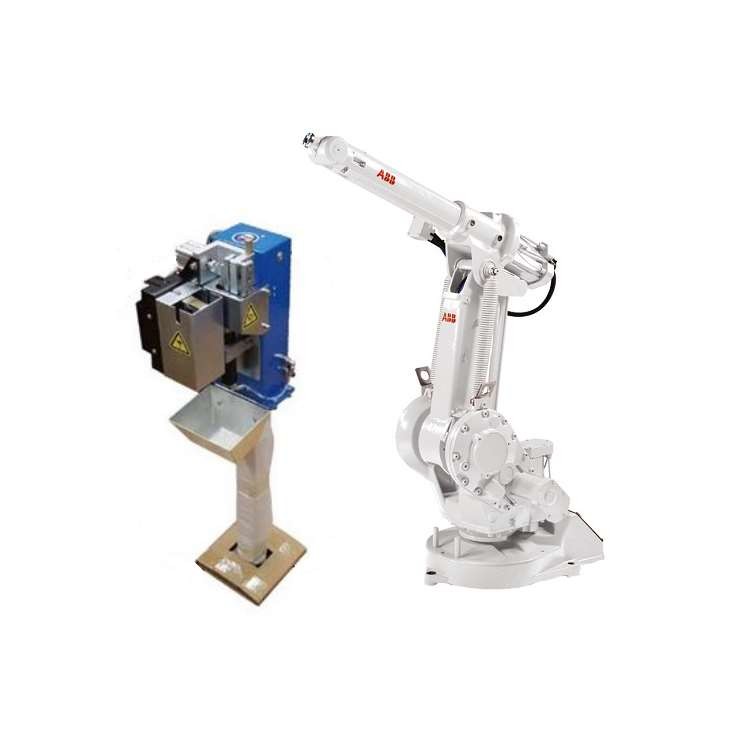 6 Axis Robotic Arm ABB IRB 1410 With CNGBS Gun Cleaning Station For ...