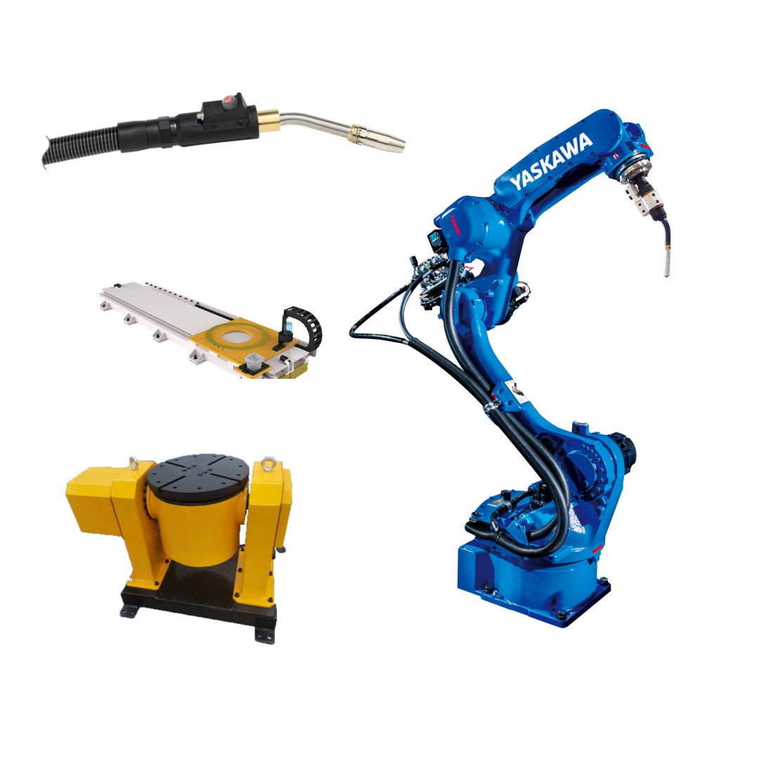 Newly Launched 6 Axis Robotic Welding Arm Yaskawa AR1440 with Binzel ...