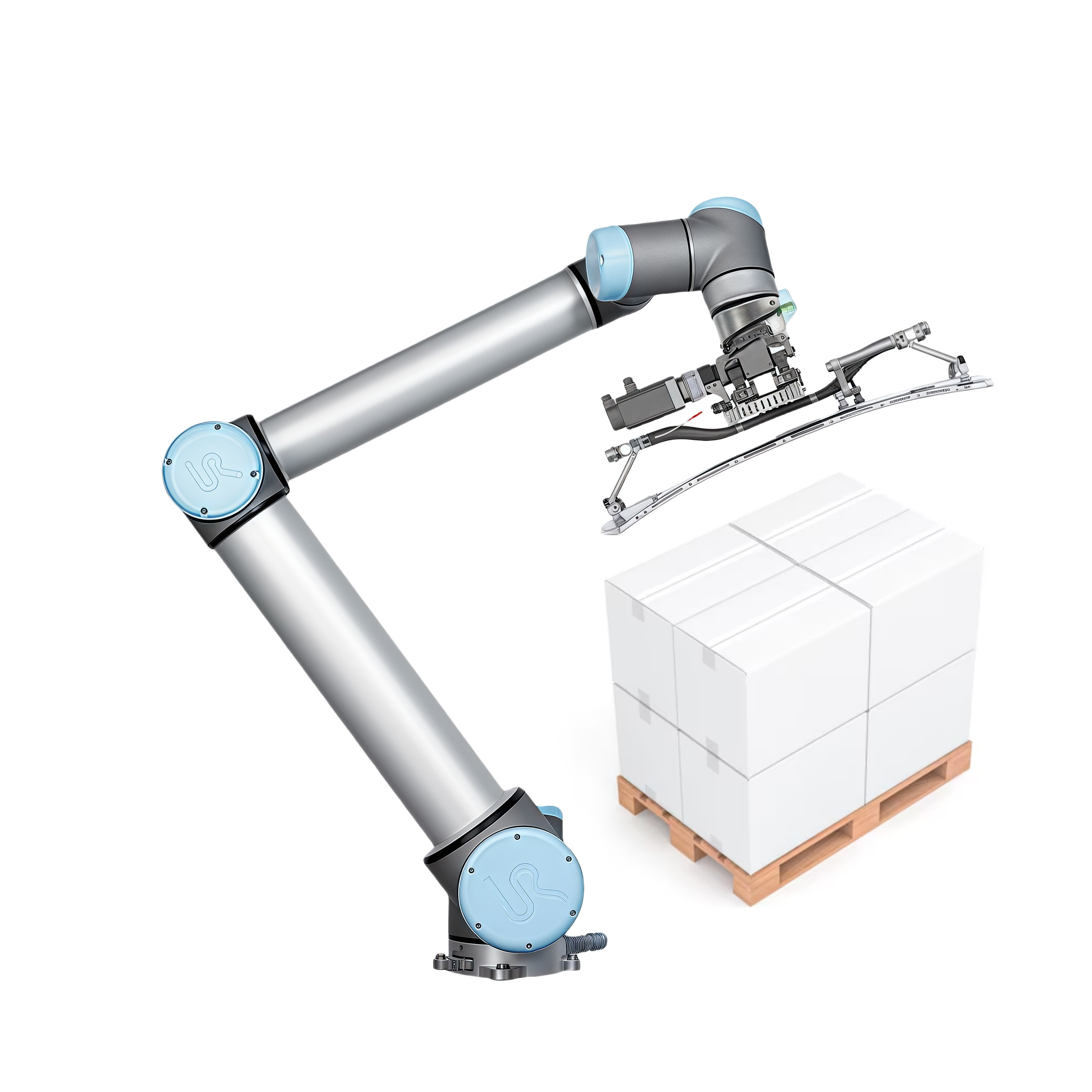 Universal Robots UR16e 6 Axis Cobot Industrial Palletizing Handling Robot Picking And Placing ...