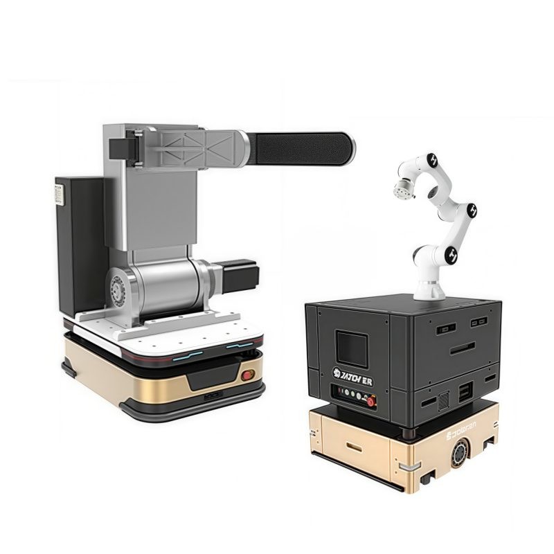 Industrial Jaten AGV Robot and Han's 6 Axis CNC Material Handling Cobot ...