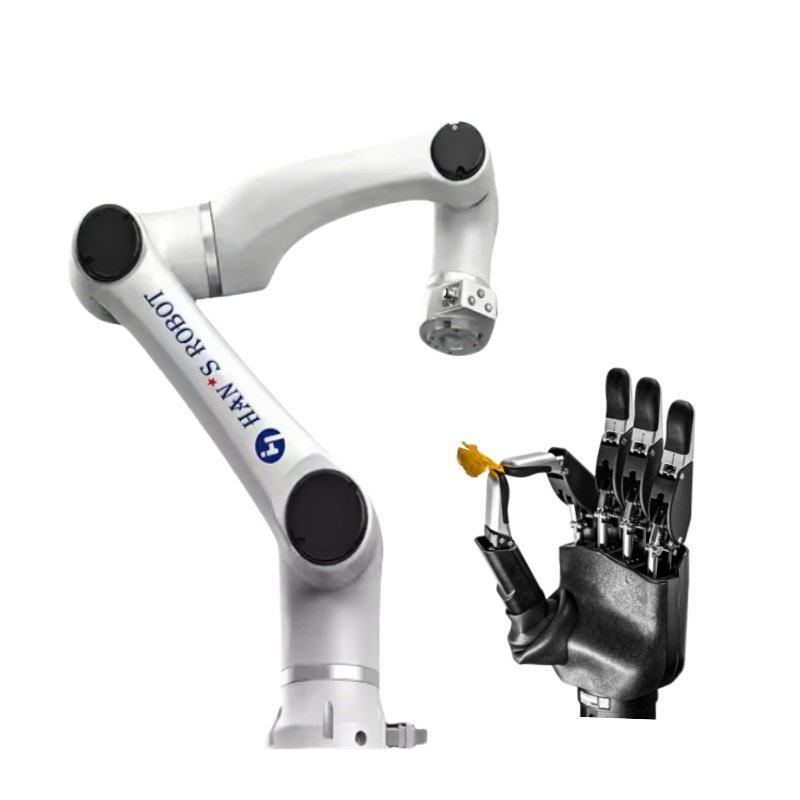 Next-Gen Automation: DH-5-20 20-DOF Robotic Hand & Elfin E05 ...