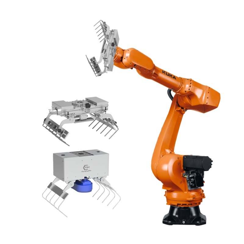 ZhiXing Heavy Duty Gripper with KUKA KR 50 R2100-2 Robot for Material ...