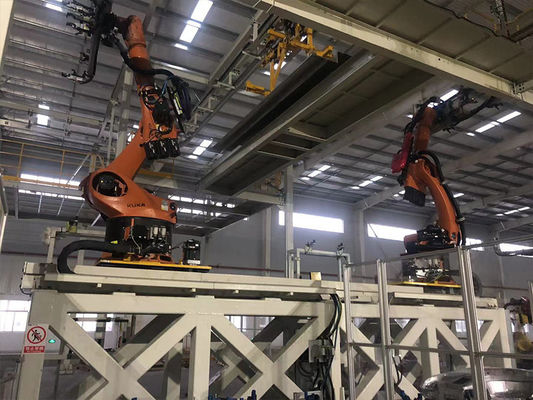 CNGBS Industrial Manipulator Arm Pedestal Rail With KUKA KR 210 R2700 ...