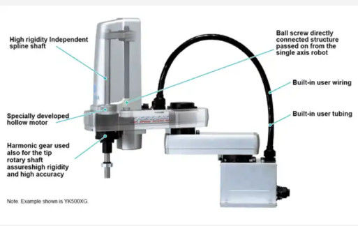 Flexible 4 axis SCARA Robot 20kg Payload 200mm to 300mm Reach for ...