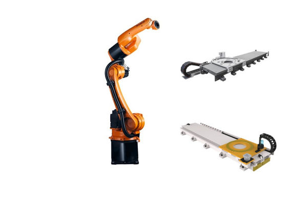 6 Axis KUKA KR 8 R1620 Arc HW Industrial Palletizing Robot Arm With Gripper And Guidance System