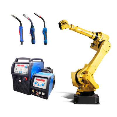 FANUC M-710iC/50 Welding Robot Arm With BINZEL Air Cooled MIG Gun And ...