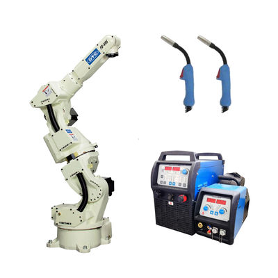 6 Axis Payload 6kg Reach 1427mm OTC FD-V6S Welding Robot Arm With AOTAI ...