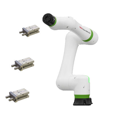 994mm Reach 5kg Payload Robots FANUC CRX-10iA With SMC Robot Gripper ...