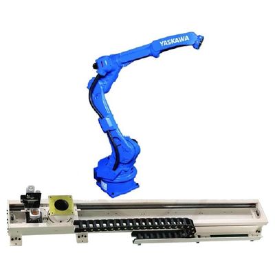 6 Axis Robotic Arm Yaskawa GP25-12 With CNGBS Robot Guide Rail For ...