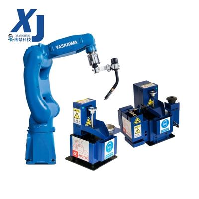 Yaskawa AR900 Robotic Welding Arm with Torch Cleaning System